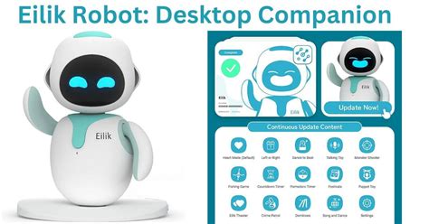 Embrace The Vibrant World Of Eilik Robot An Emotionally Intelligent Companion Robot With