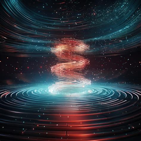 Premium Ai Image A Stage A Vortex An Ai And Its Stack
