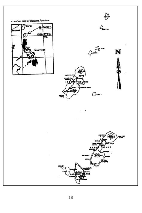 Map Of Batanes Province