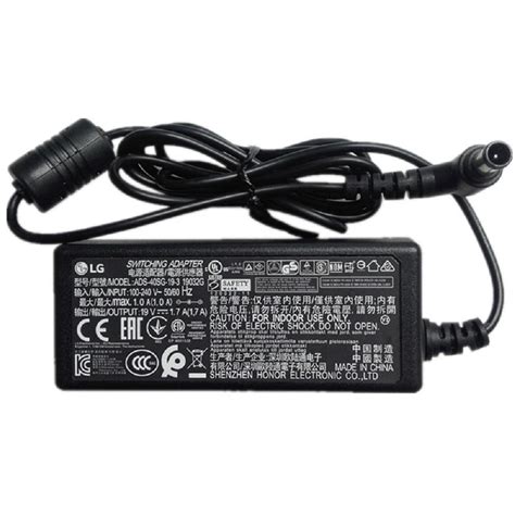 Lg Ads 40sg 19 3 19v 1 7a Switching Adapter For Lg Lcd Led Monitor Power Cord Uk Shopee Malaysia