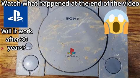 restoration old broken playstation ps1 vintage retro console