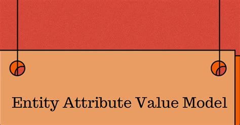 Entity Attribute Value Model Today We Are Going To Talk About A By