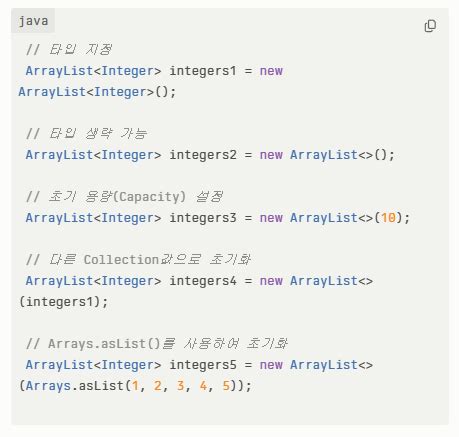 JAVA에서 사용하는 Data Structure 알아보기 : ArrayList편