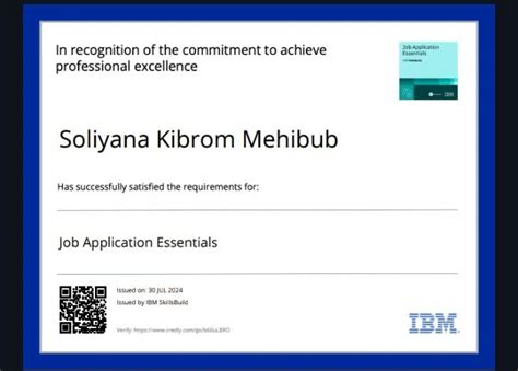 Soliyana Kibrom Mehibub On Linkedin Excited To Share That I Share This Certificate From Ibm