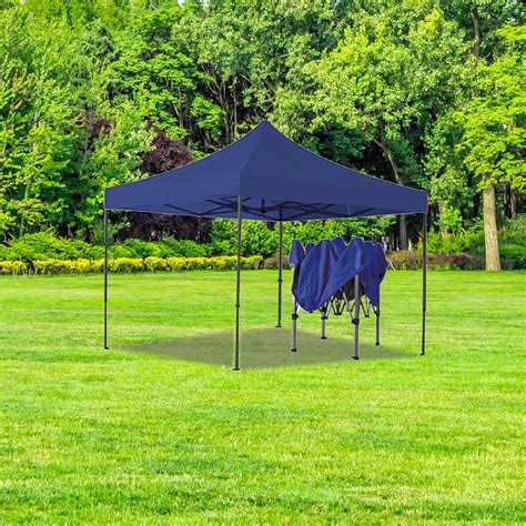 Tenda poliéster azul 3x3m dobrável dc0003 DCasa Casa Freitas - Casa Freitas