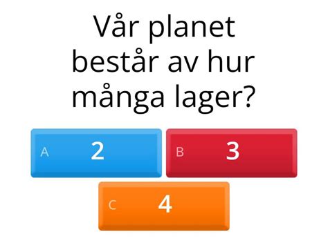 pass 1 och 2 jordens uppbyggnad bas quiz
