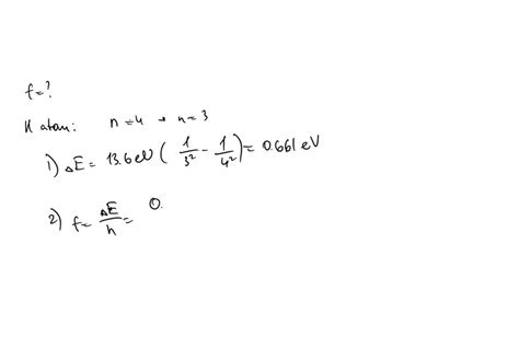Solved Calculate The Frequency Of Electromagnetic Radiation Emitted By