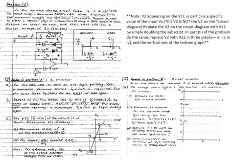 Problem 1 1 In The Op Diode Circuit Below Be A Chegg Com