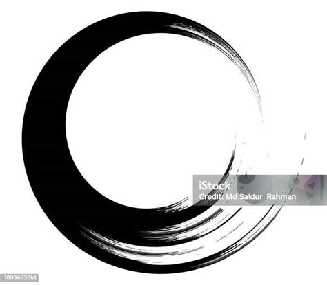 벡터 그런 지 원입니다 흰색 배경에 잉크 라운드 스트로크 브러시 프레임입니다 벡터 일러스트 레이 션입니다 벡터 그런 지 원입니다 흰색 배경에 잉크 사각형 획입니다 벡터