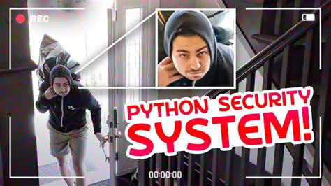 Building A Security System In Python🚨 Youtube
