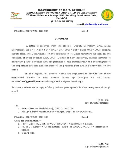 Cm Speech Draft Circular Pdf