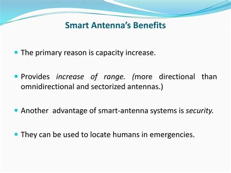 Smart Antenna Powerpoint Slides Learnpick India