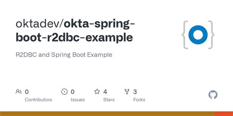 Github Oktadevokta Spring Boot R2dbc Example R2dbc And Spring Boot