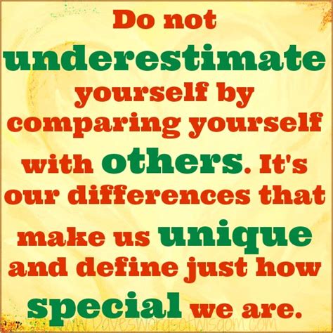 Never Underestimate Yourself