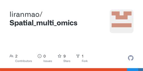 Github Liranmao Spatial Multi Omics