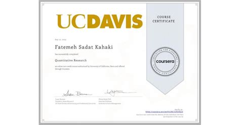 fatemeh kahaki on linkedin completion certificate for quantitative