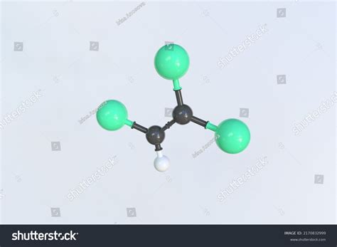 Molecule Trichloroethylene Isolated Molecular Model 3d Stock Illustration 2170832999 Shutterstock