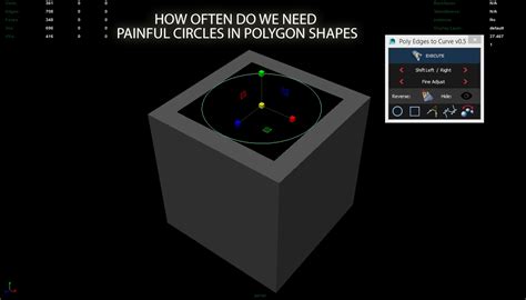 Polygon Edges To Curve For Maya Poly Tools Modeling Scripts Plugins For Maya