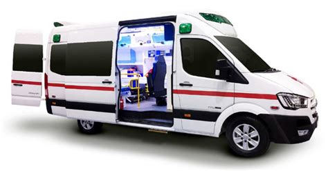 신종 코로나 차단 오텍 음압구급차 달린다