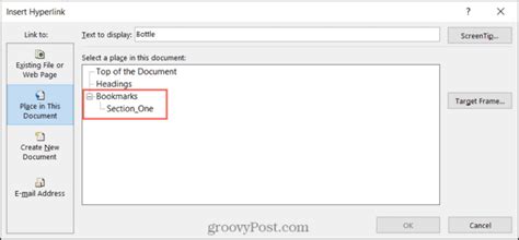 How To Create And Use Bookmarks In Microsoft Word