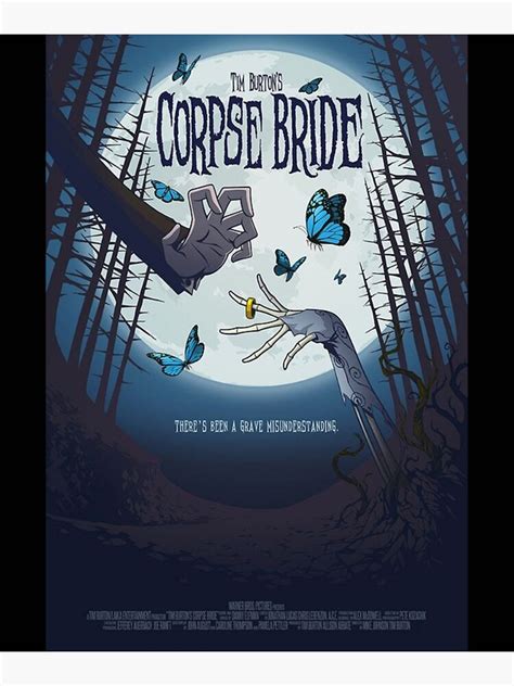 Corpse Bride Movie Poster For Sale By Itsartdesiign Redbubble