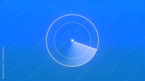 Background With Navigation Circle Motion Navigation Radar With Moving Electronic Line Radius