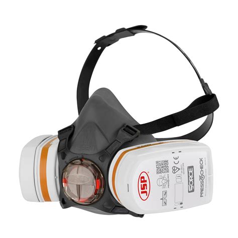 Jsp Force®8 Half Mask Respirator With Presstocheck™ A2p3 Filters
