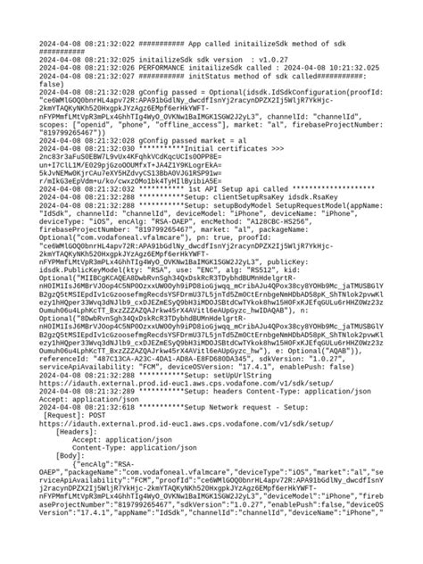 Id Sdk Logs Pdf Ios Software