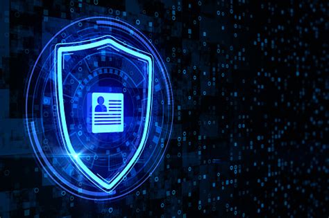 모의 장소와 어두운 바이너리 코드 배경에 문서 아이콘과 추상 빛나는 방패 디지털 혁신 및 보안 개념 3d 렌더링 방패에 대한 스톡 사진 및 기타 이미지 Istock