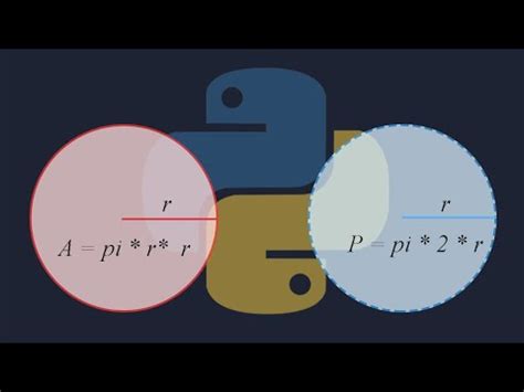 Python Daire Alan ve Çevresini Hesaplama Örneği Bilişim Programlama