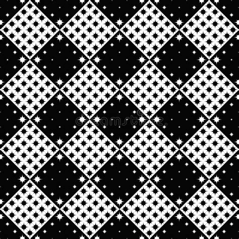 Geometrical Abstract Monochrome Curved Star Pattern Background Stock Vector Illustration Of