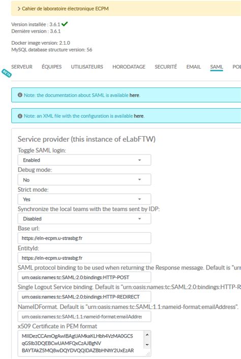 saml authentification · issue 2344 · elabftw elabftw · github