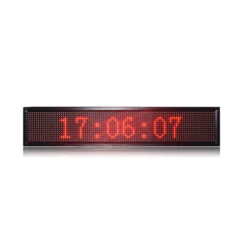 Semi Outdoor P10 Red 3X1 LED Main Board LED Message Display USB Control LED Message Scrolling
