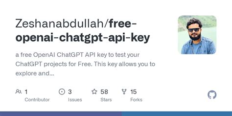 Github Zeshanabdullahfree Openai Chatgpt Api Key A Free Openai Chatgpt Api Key To Test Your