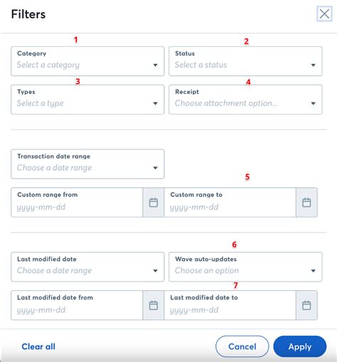 Filter And Sort Your Transactions Help Center