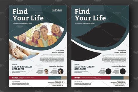 Counseling Flyer Template Counseling Life Counseling Flyer
