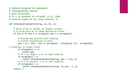 Demonstrate Interpolation Search Pptx