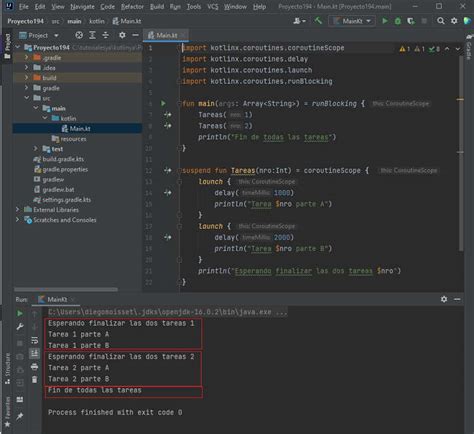 Corrutinas RunBlocking Y CoroutineScope
