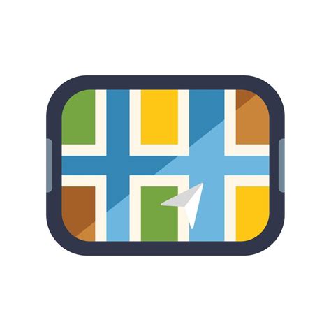 Smartphone Showing Gps Navigation App With Map And Location Pin 52624852 Vector Art At Vecteezy