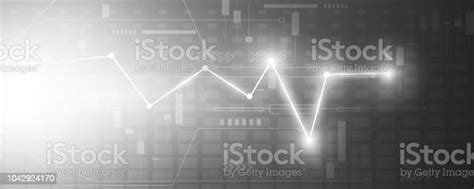 주식 시장 투자 거래의 캔 들 스틱 그래프 차트 주식 시장 데이터입니다 그래프의 추세 합니다 주식 시장 교환입니다 벡터 일러스트 레이 션 개념에 대한 스톡 벡터 아트 및