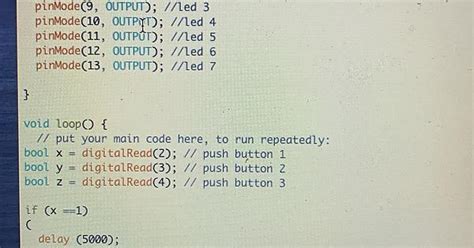 Code For 7 Leds And Push Buttons Album On Imgur