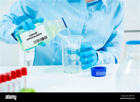 Sodium Hypochlorite Disinfectant And Bleaching Agent Used In Water Treatment And Household