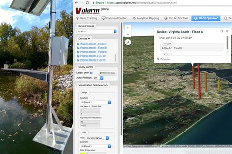 Tools Valarm Net Flood Monitoring Systems In Smart Cities In Virginia
