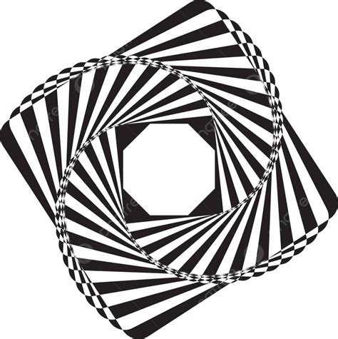 Optical Illusion Abstract Element Abstract Illustration Background Vector Abstract
