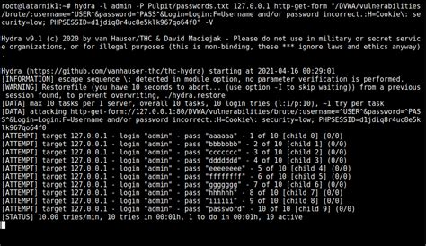 Hydra Cannot Find Any Valid Passwords Issue Vanhauser Thc Thc Hydra GitHub
