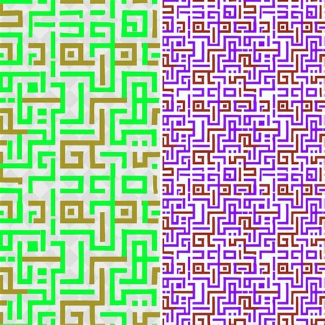 Greek Key Pattern Created With Continuous Interlocking Lines Creative Abstract Geometric Vector