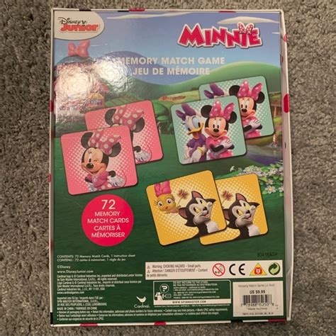 Games Disney Junior Minnie Mouse Memory Match Game Poshmark