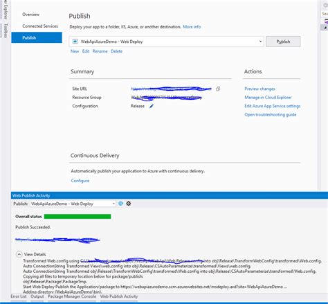 C Which One Select After Publish Webapi Stack Overflow