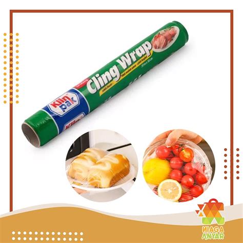 Jual Na Klinpak Cling Wrap Refill 30m X 30cm Klin Pak Cling Wrap Plastik Parsel Dan Buah