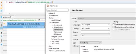 Clickhouse Datetime643 Shows Wrong Millisecond · Issue 19278 · Dbeaverdbeaver · Github